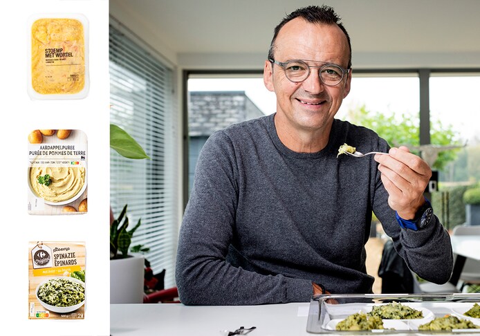 Chef Luc Bellings proeft 15 verschillende purees uit de supermarkt en ...