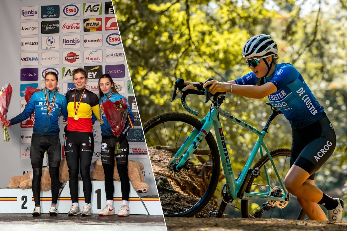 Lisa Maes (17) uit Aartrijke pakt zilver bij juniores op BK veldrijden ...