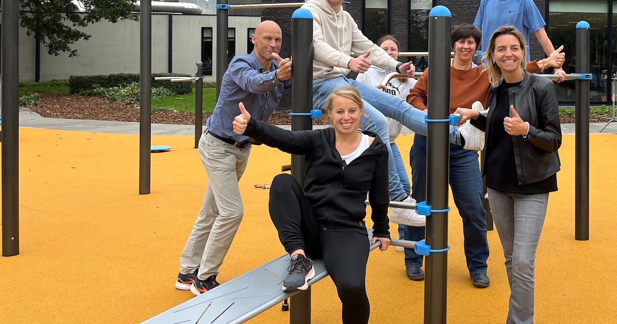 Palaestra breidt uit met outdoor fitness en langere looppiste | Deinze ...