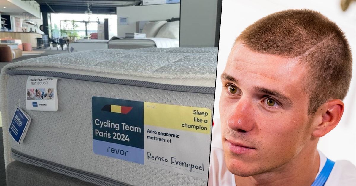 Belgische wielrenners zoals Remco Evenepoel slapen tijdens Olympische ...