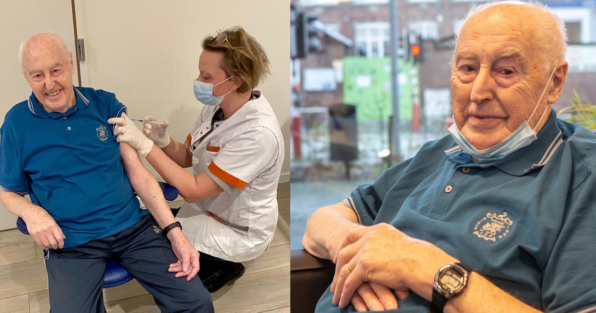 Joseph Beck (91) is eerste Pajot die het coronavaccin kreeg: “De prik ...