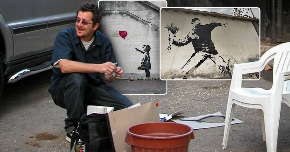 Hoe Banksy na jaren speurwerk ontmaskerd werd: “Zijn naam stond in de ...