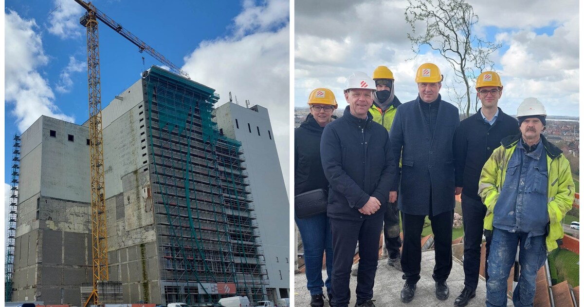 Meiboom gezet op 60 meter hoogte: Silocomplex Hanekop wordt tweede ...