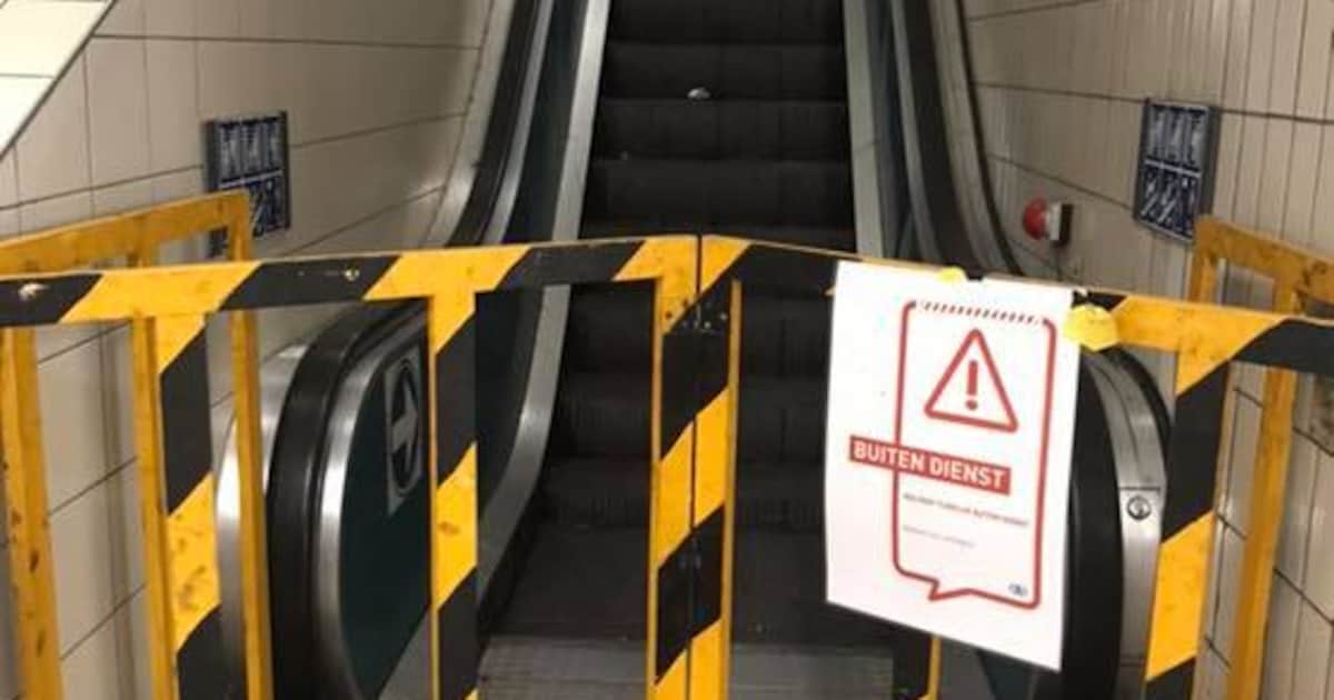 Deze zomer wordt de kapotte roltrap van de Dampoort vervangen | Gent ...