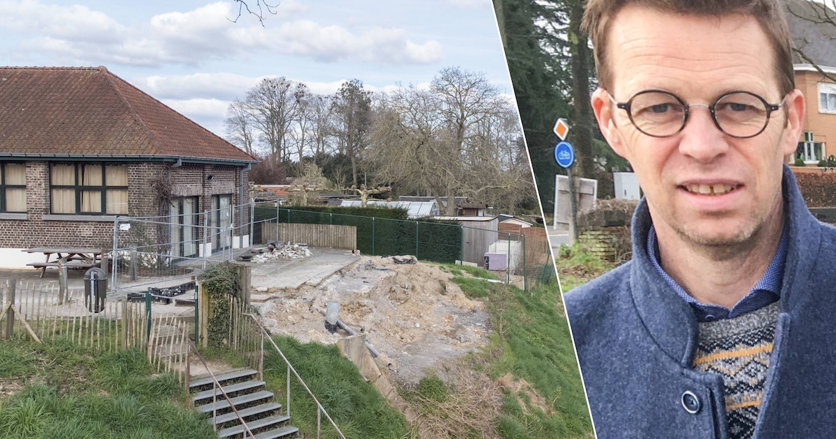 Grondverzakking vernielt panoramisch terras van zaal Amigo | Oudenaarde ...