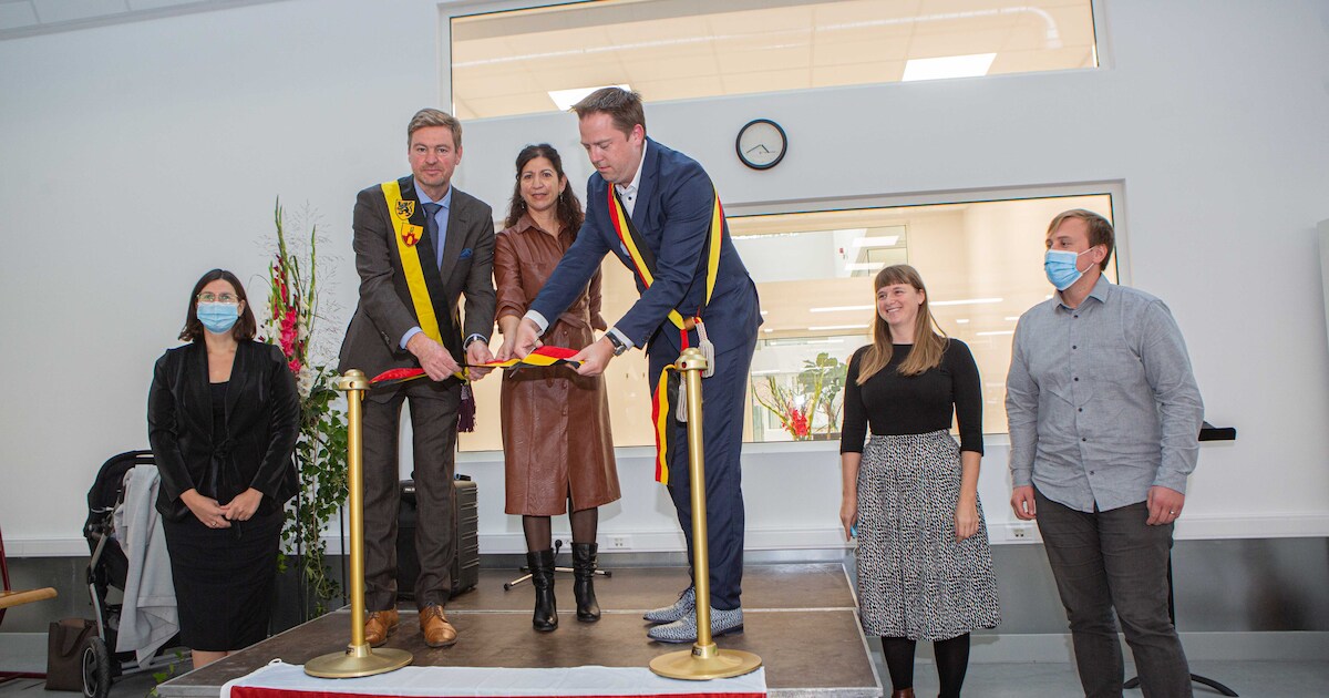 Nieuwbouw van GTSM kon eindelijk plechtig ingehuldigd worden | Merchtem | HLN.be