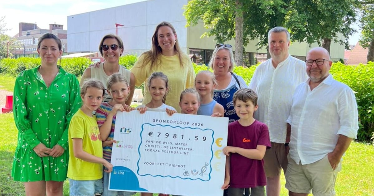 Lint toont groot hart: scholen zamelen bijna 8.000 euro in voor Petit ...