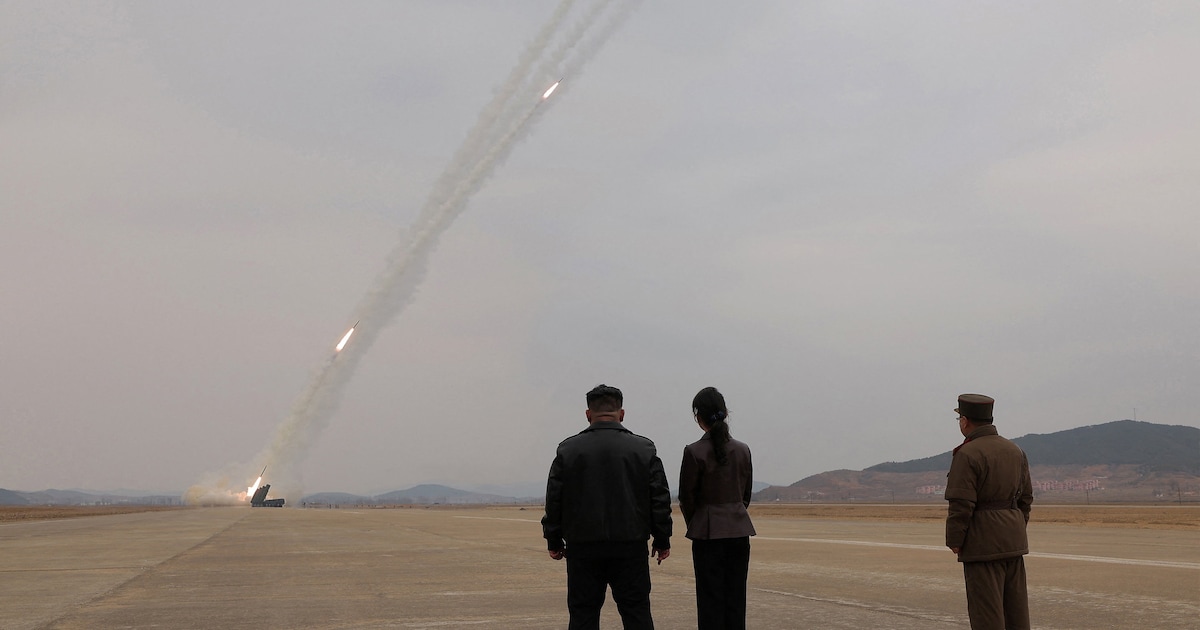 Noord-Korea houdt oefening met raketlanceerders | Nieuws | HLN.be