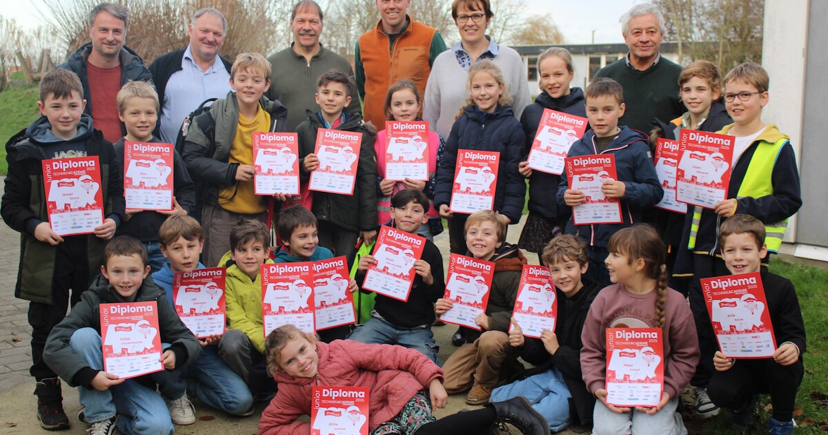 Twintig diploma’s techniekacademie: “We mochten onze meester ...