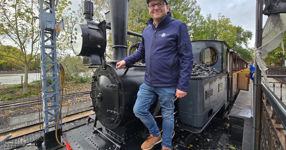 Jason (51) uit Maldegem laat al tien jaar de stoomtrein door Pairi ...