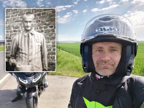 Tachtig jaar na dodenmars rijdt Dennis traject van overgrootvader na ...
