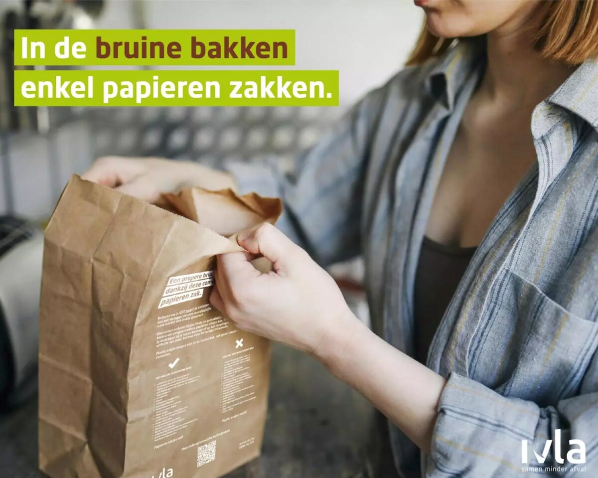 Gemeente verkoopt papieren zakjes voor GFT-afvalbak | Brakel | HLN.be