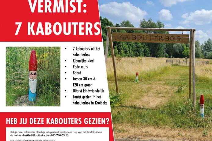 Opsporingsbericht: zeven kleurrijke kabouters vermist uit Kabouterbos ...