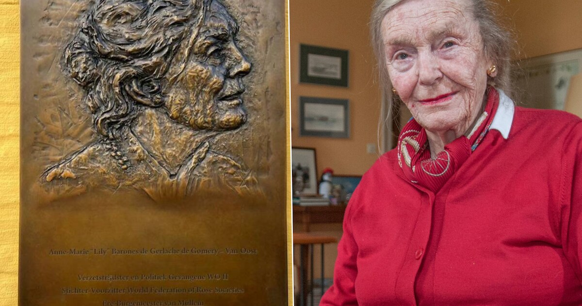 Mullem onthult gedenkplaat voor Barones Lily de Gerlache: “Ze heeft zo ...