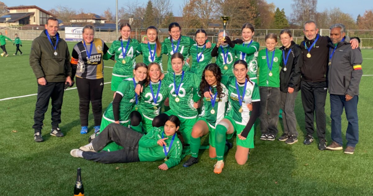 Meisjes U16 Sparta Haacht Tildonk zijn kampioen | Haacht | HLN.be