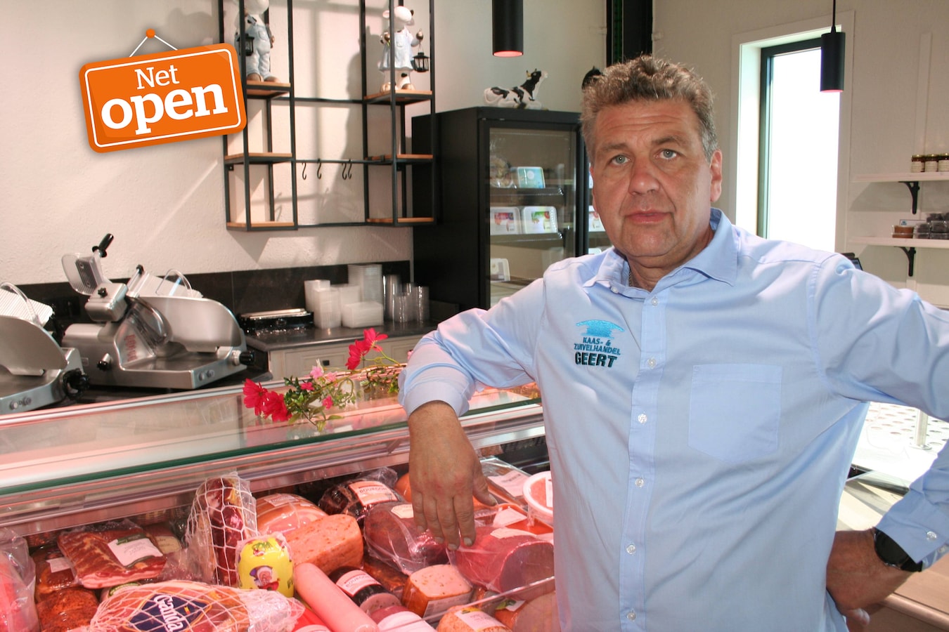 NET OPEN. Geert opent nieuwe winkel in Opperstraat met zuivel ...