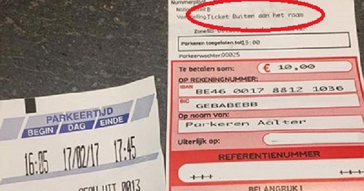 Parkeerticket gekocht, maar toch boete gekregen... om opvallende reden ...