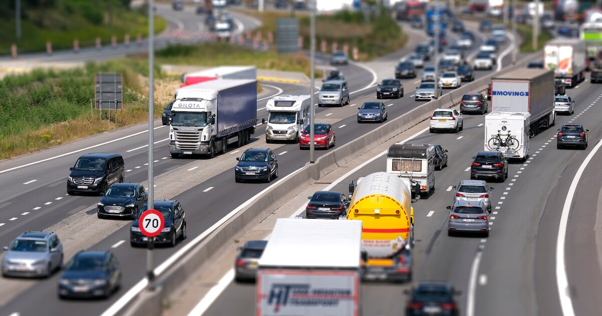 40 minuten file op Binnenring rond Brussel door ongeval in Zaventem ...