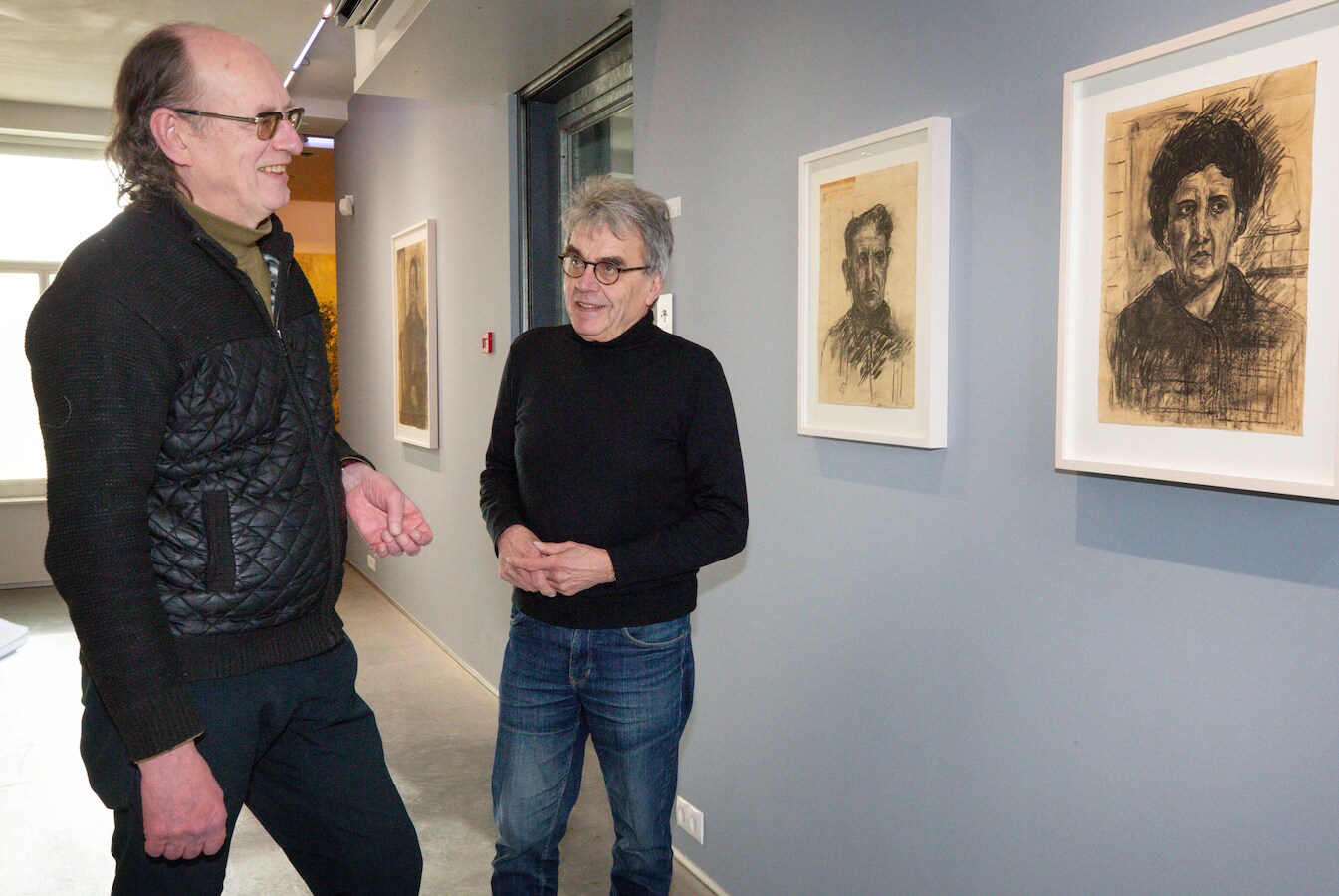 De wereldberoemde Anselm Kiefer maakte een portret van Julia Mutsters ...