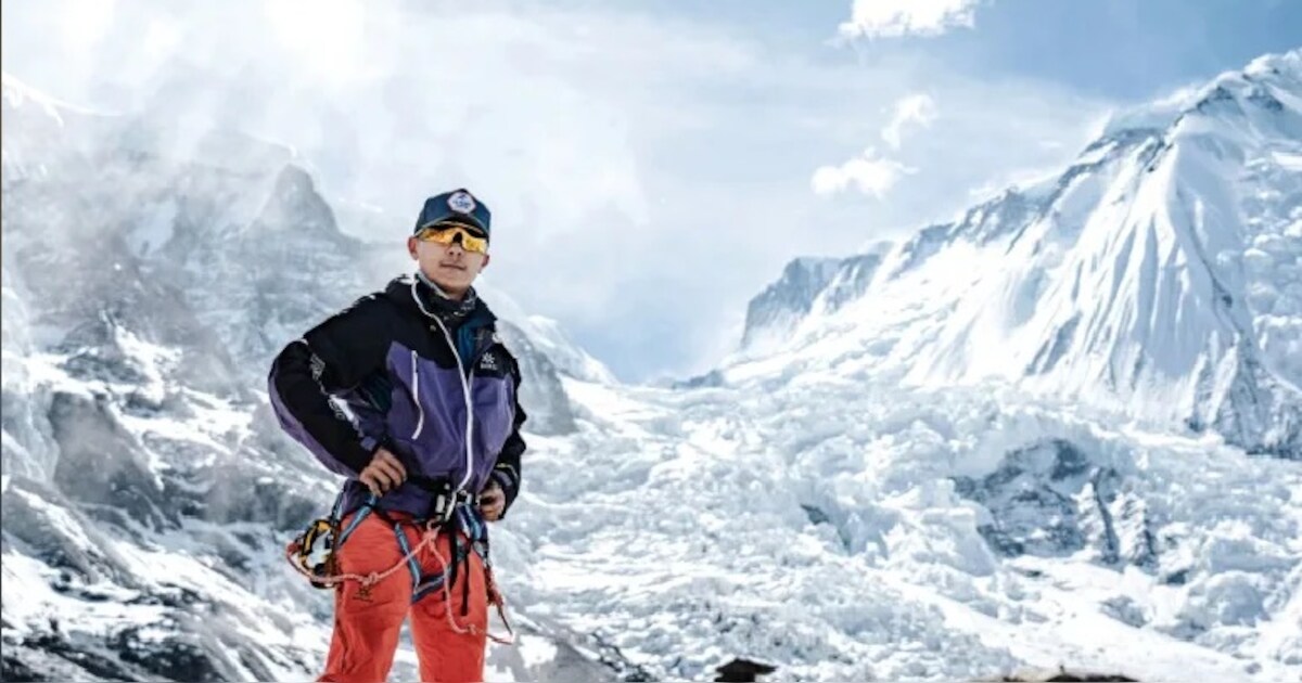 Sherpa (18) beklimt als jongste ooit alle bergen van 8 kilometer hoog ...