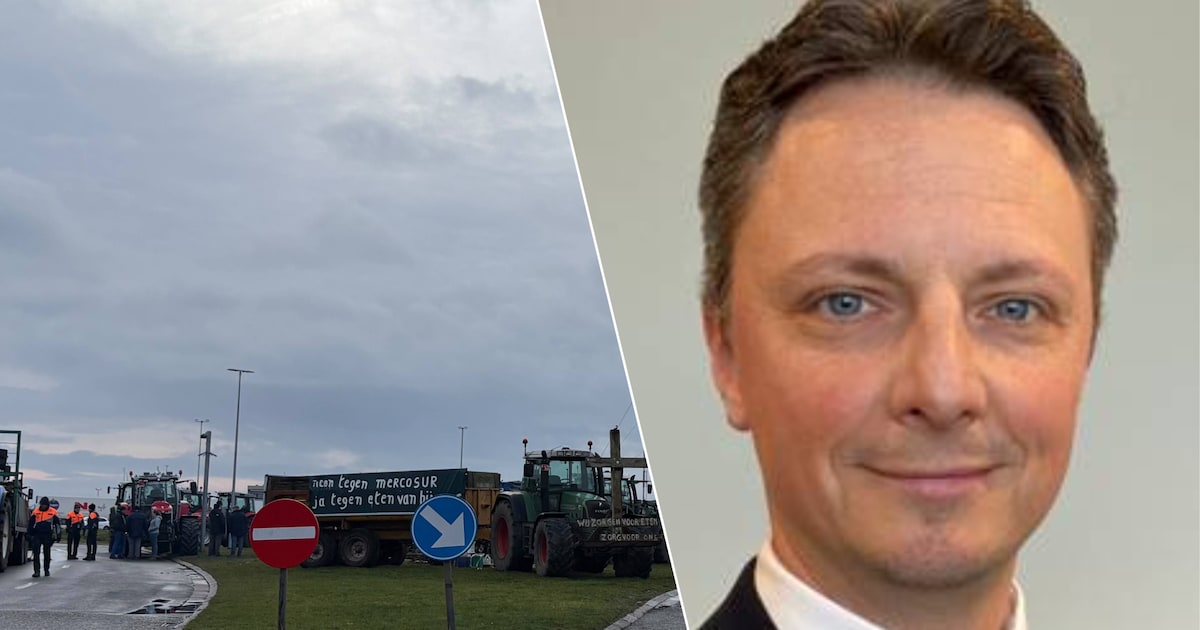Boerenprotest aan de luchthaven van Oostende al langer dan een dag aan ...
