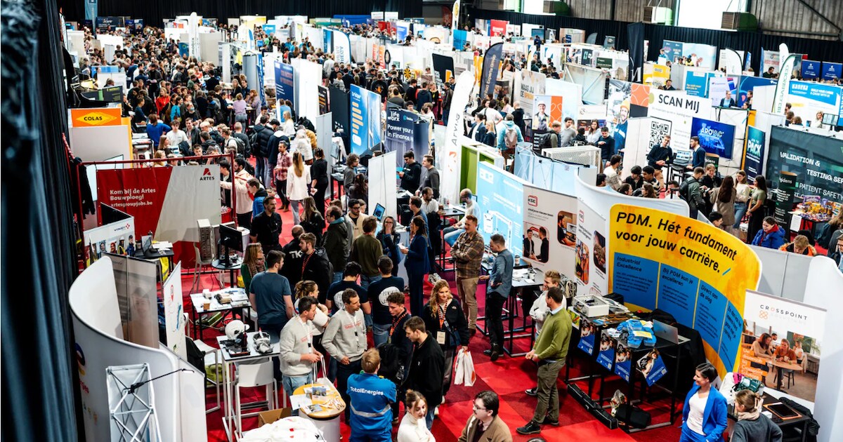 Jobbeurs Geel viert 40ste jubileum: 1.500 studenten ontmoeten ...