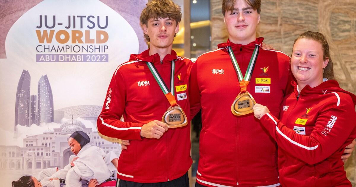 Dries en Jorgi halen brons op wereldkampioenschap ju jitsu in Abu Dhabi ...