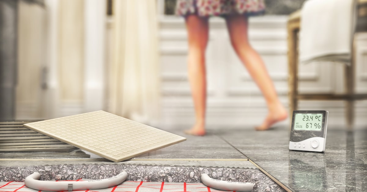 Vloerverwarming: dit is de ideale temperatuur in élke omstandigheid ...