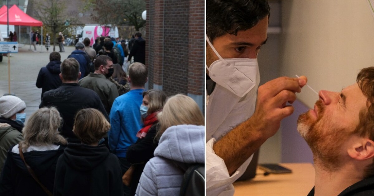 Coronatest nodig? Da’s vaak láng aanschuiven: “Er zijn al wachtende ...