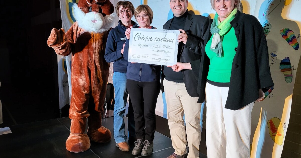 De Hoge Kouter steunt mensen met jongdementie, met cheque van 2.800 ...