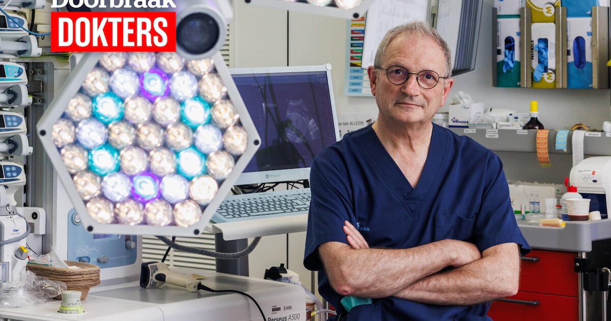 Prof Jan Deprest ontwikkelde techniek om foetussen in de baarmoeder te ...