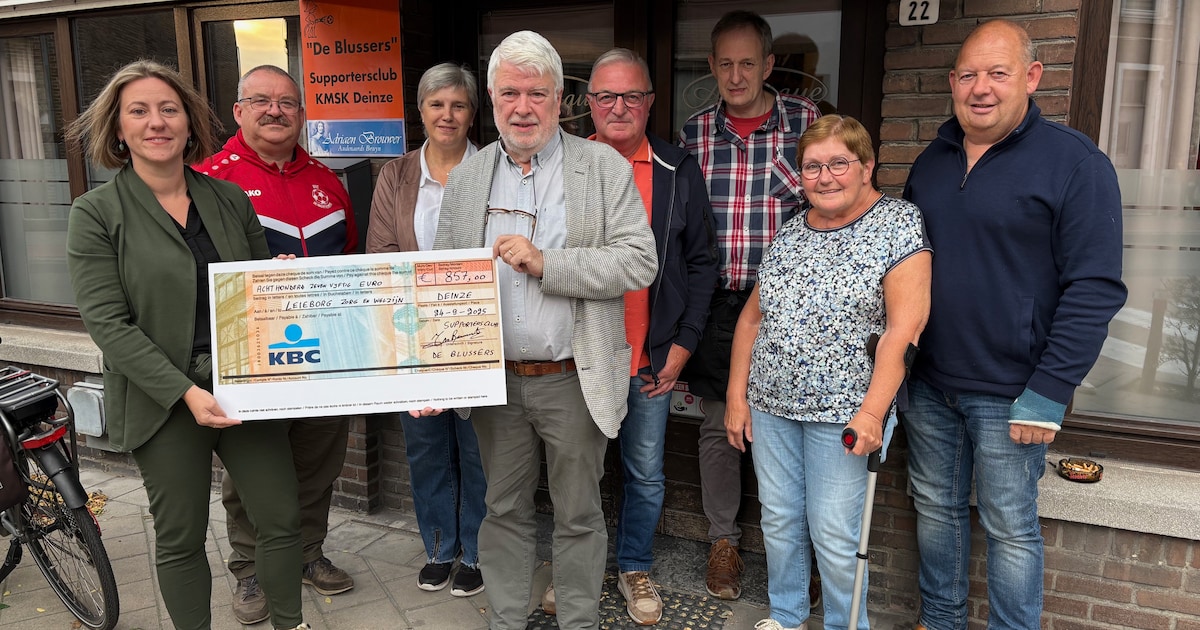 Na 46 jaar supporteren voor KMSK Deinze einde verhaal voor De Blussers ...