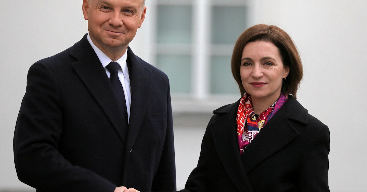 Sterk politiek signaal naar Rusland: Moldavische presidente Sandu woont ...