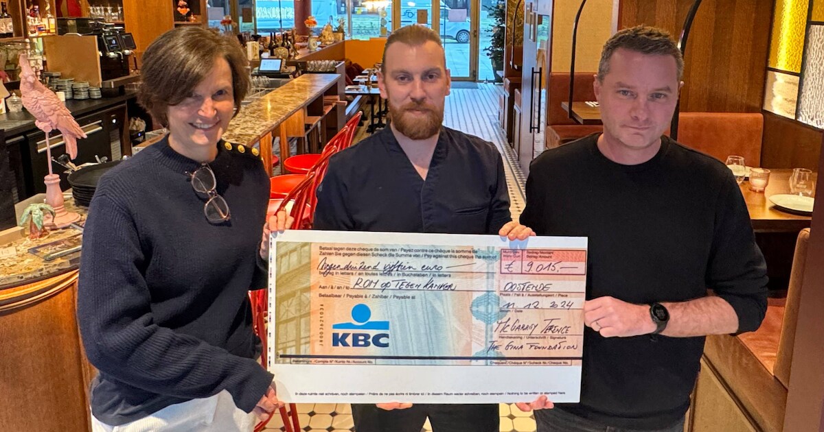 Chef Terence (31) zamelt dankzij culinaire avond 9.015 euro in voor Kom Op Tegen Kanker: “Ik wil ...