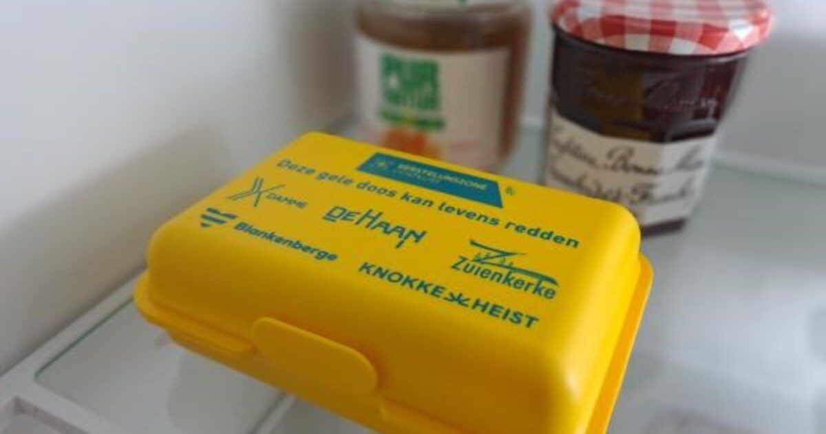 Gele doos is voortaan gratis voor alle inwoners van Blankenberge ...