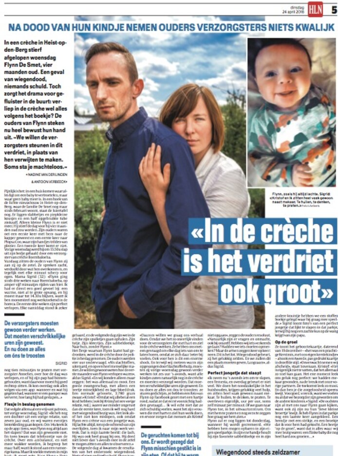 Opnieuw zwanger na overlijden zoontje in crèche: "Zó blij om nieuw ...