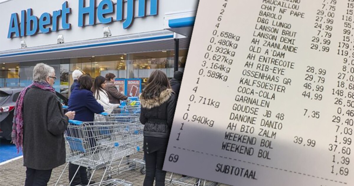 Dief laadt winkelkar voor 1.093,59 euro vol in Albert Heijn… en rekent ...