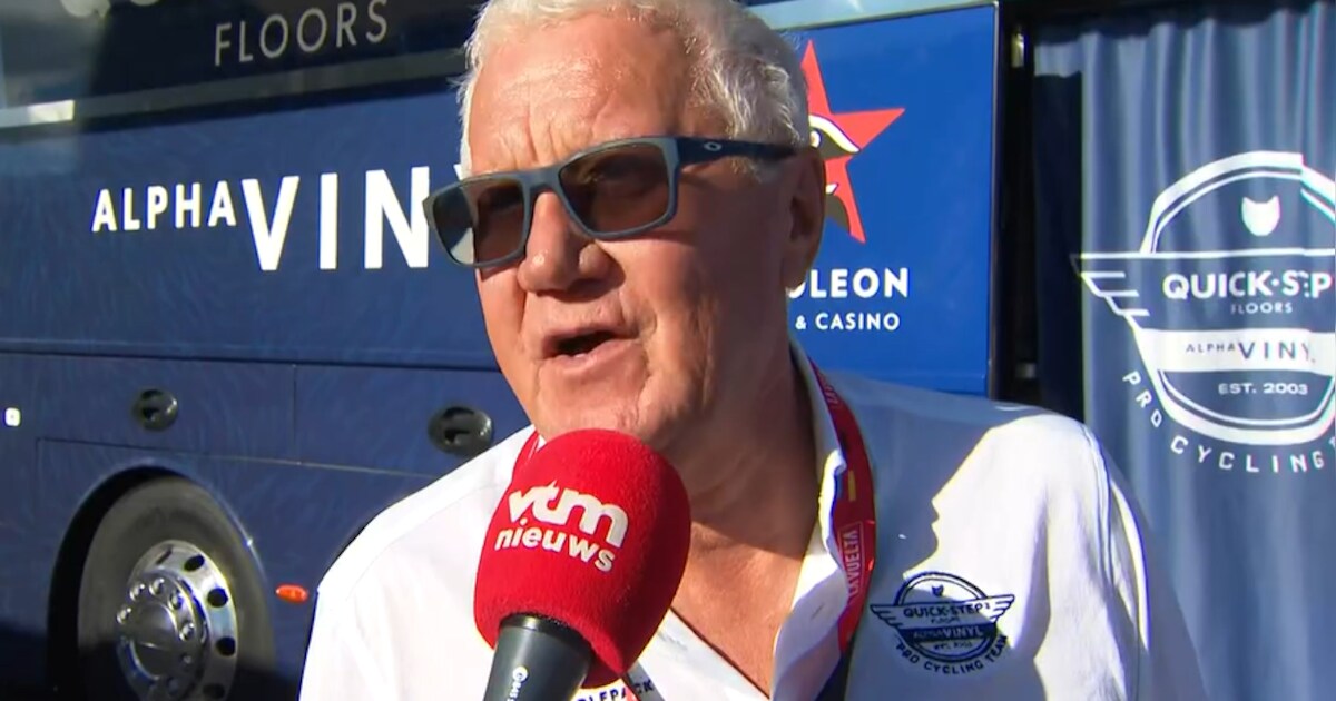 Glunderende Patrick Lefevere over de triomf van Evenepoel: “Als Remco ...