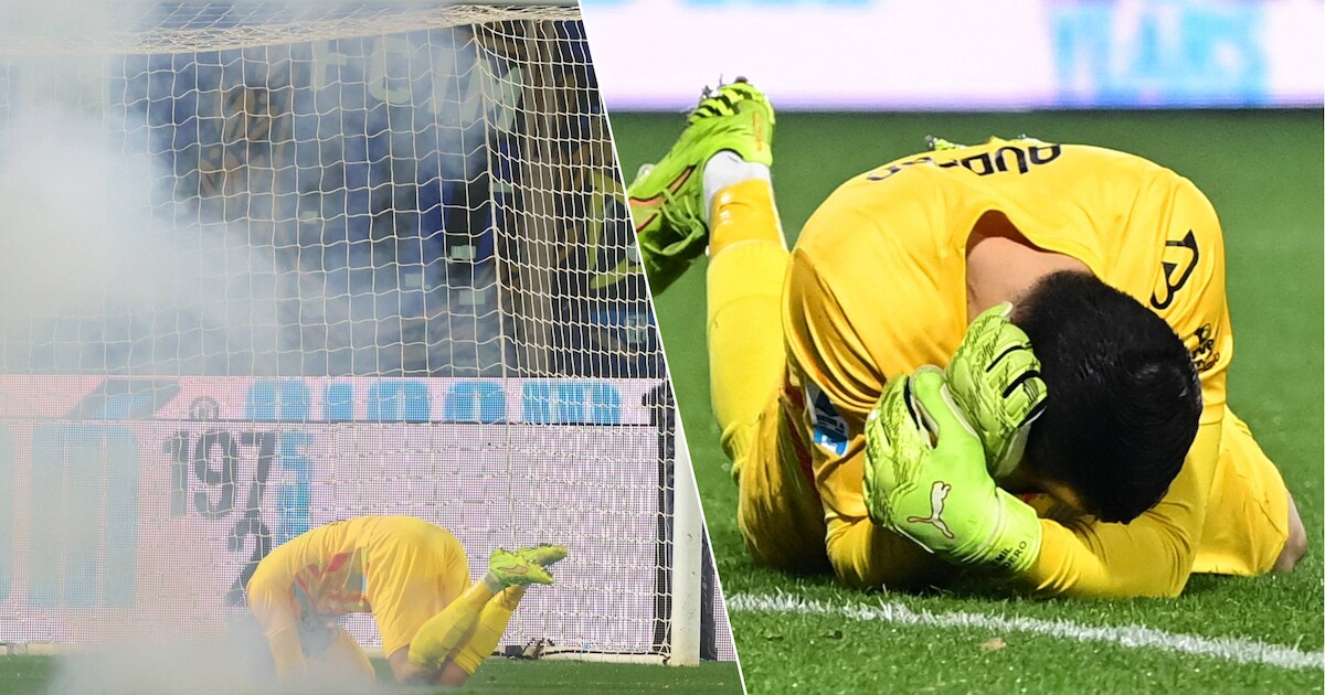 KIJK. Inter-supporter gooit bommetje naar keeper Cremonese: beelden ...