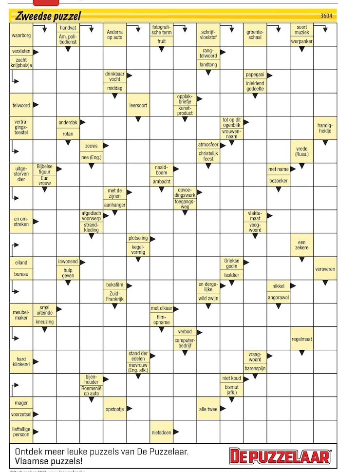 Puzzels | De Krant | hln.be