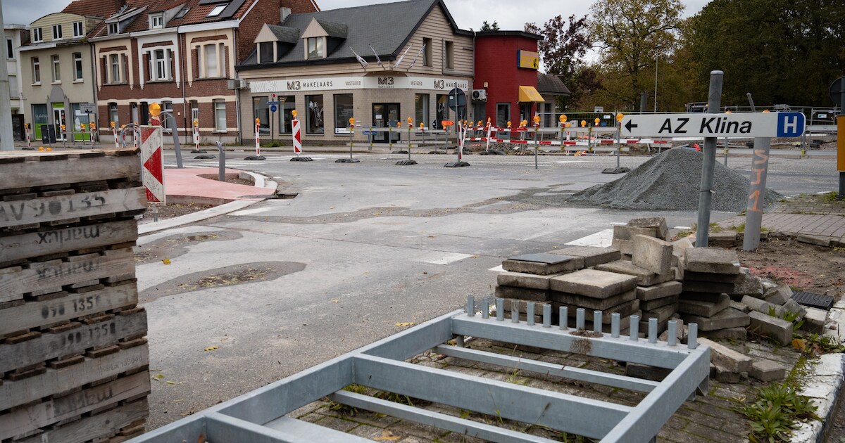 Groot kruispunt in Maria-ter-Heide vanaf zondagavond weer volledig open | Brasschaat | HLN.be