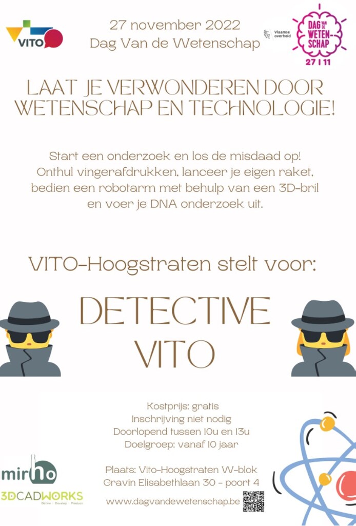 Start de zoektocht naar de misdadiger op de ‘Dag van de Wetenschap' in ...