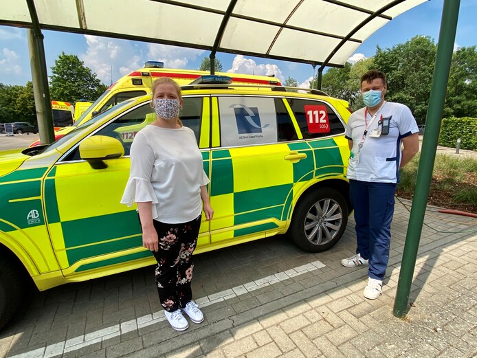 Zorgmanager en hoofdverpleegkundige van spoed AZ Sint-Jozef trekken aan ...