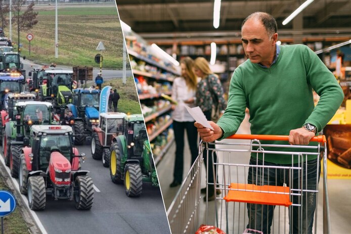 Lege rekken in supermarkten dreigen door boerenprotest: “Het mag niet ...
