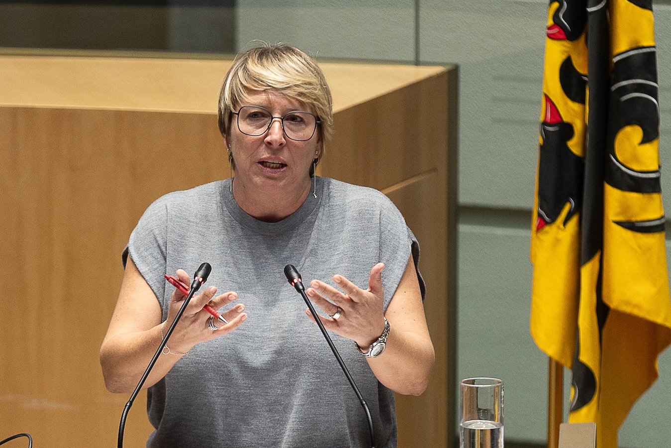 Melissa Depraetere wordt als eerste minister ooit vervangen tijdens ...