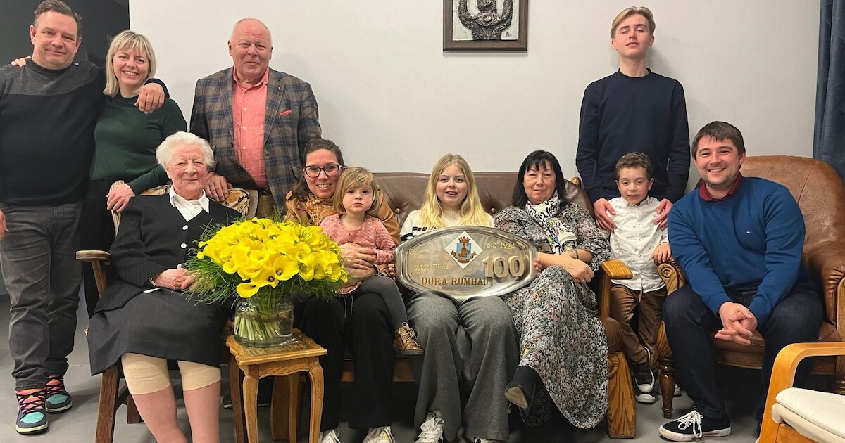 Ook familie viert 100ste verjaardag van zuster Dora: “Eerste non met ...