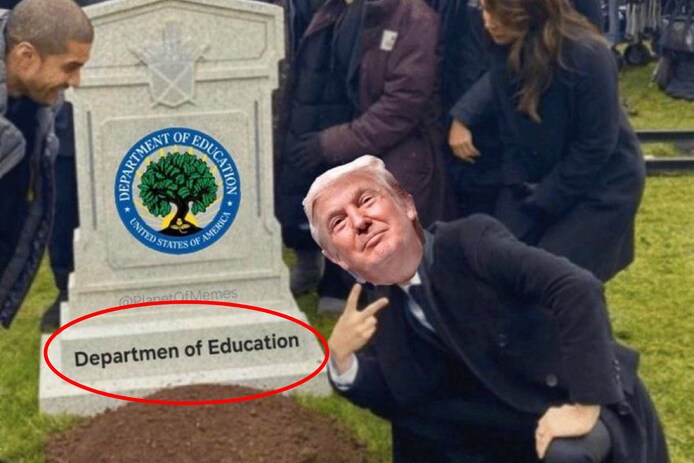 Musk publiceert meme van Trump bij het graf van het ministerie van ...