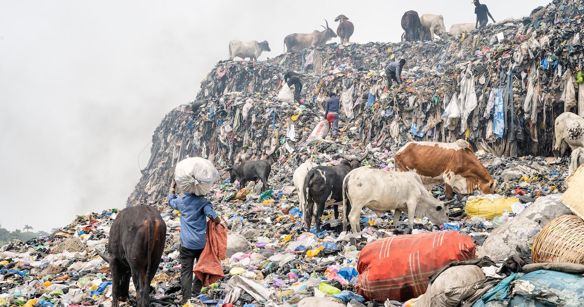 Dit zijn de kleren die u heeft teruggestuurd: deze weg leggen ...