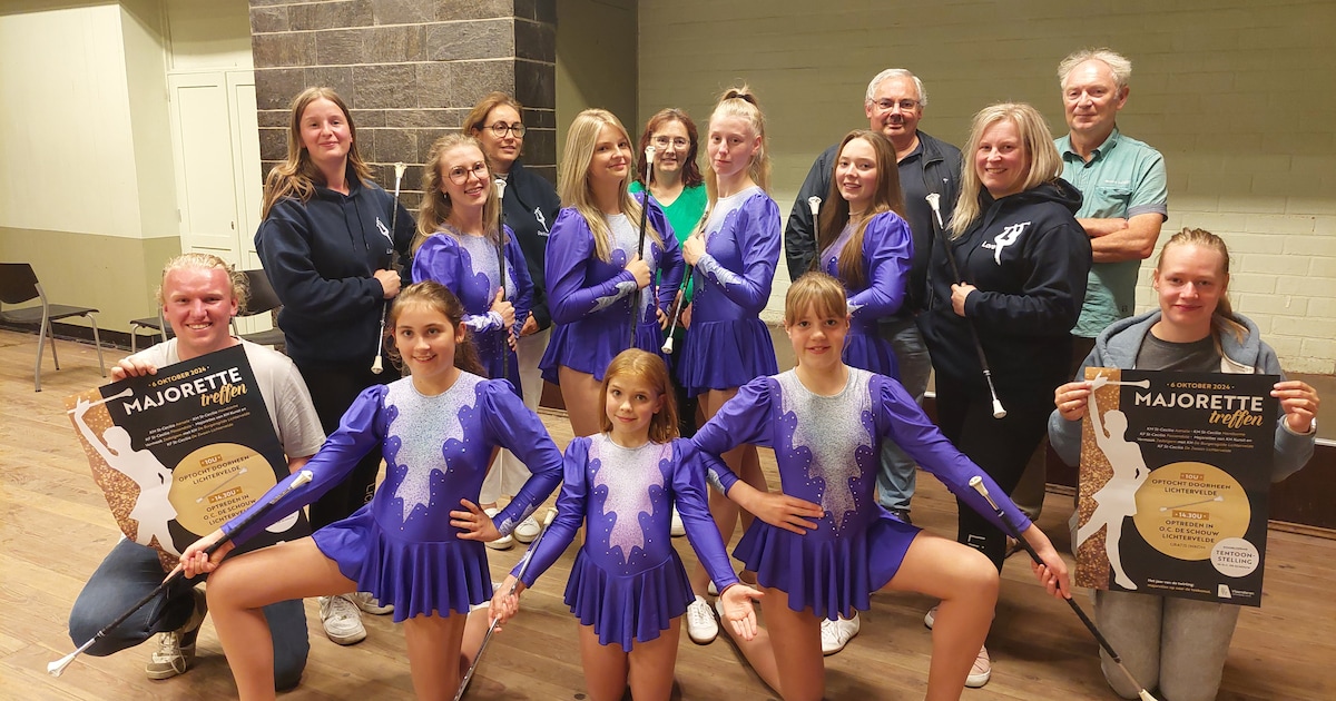 Eerste ‘majorettefestival’ in de steigers in Lichtervelde: “Draait om ...