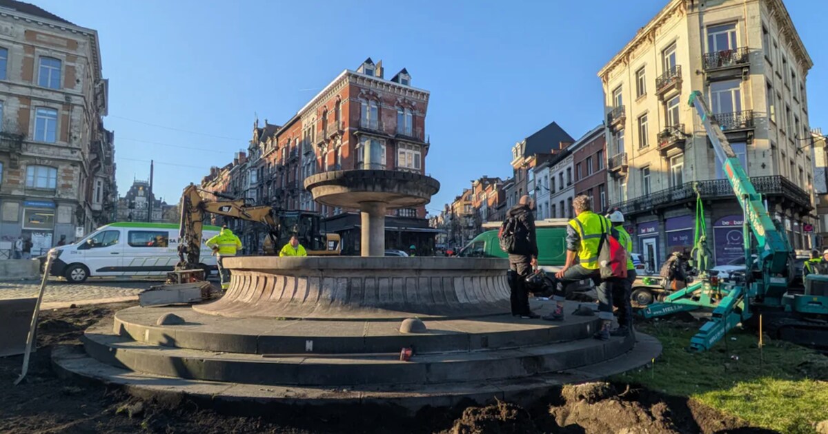 Werken starten aan Bareel van Sint-Gillis: standbeeld Waterdraagster ...
